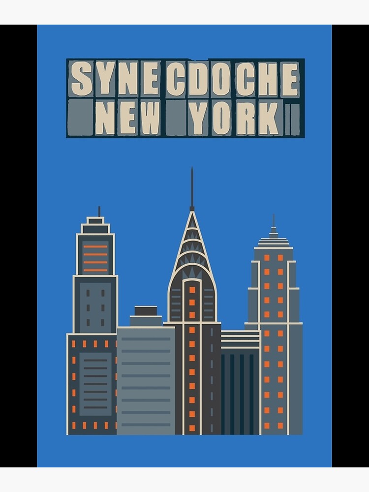 "Synecdoche New York Poster" Poster for Sale by cognacxogriff | Redbubble