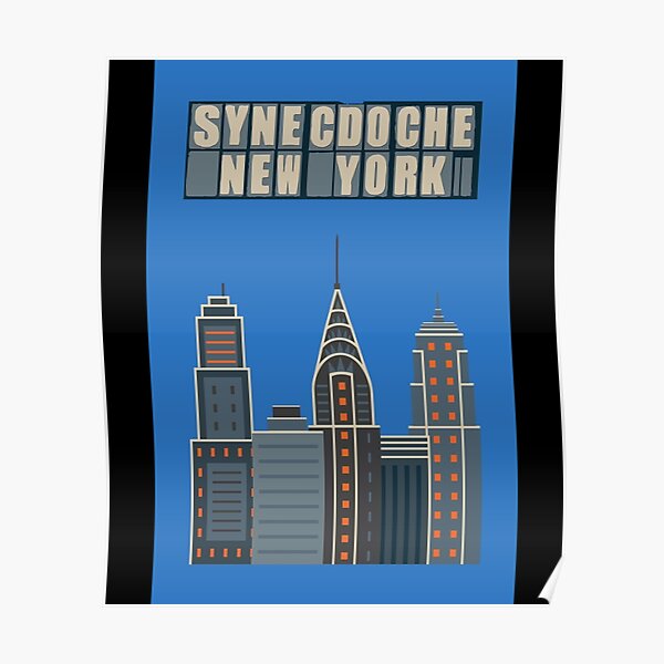 "Synecdoche New York Poster" Poster for Sale by cognacxogriff | Redbubble