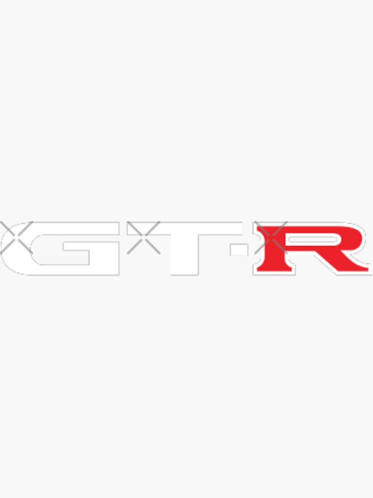 "GT-R logo" Sticker by Racingdecals | Redbubble