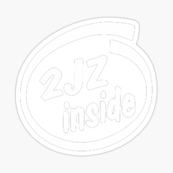 "2JZ INSIDE" Sticker by Racingdecals | Redbubble