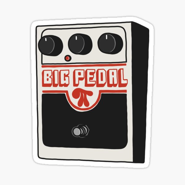 "Big Pedal" Sticker for Sale by renatokolberg | Redbubble