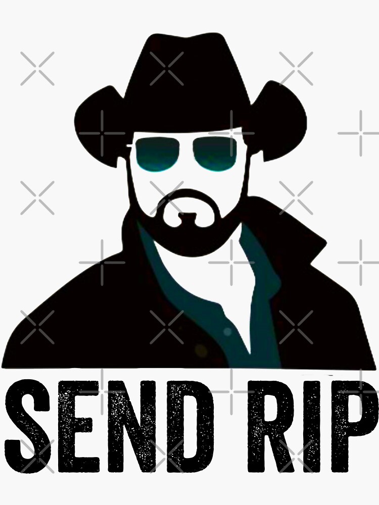 "Send rip sticker-yellowstone" Sticker by Imadrr | Redbubble