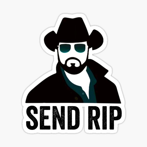 "Send rip sticker-yellowstone" Sticker by Imadrr | Redbubble