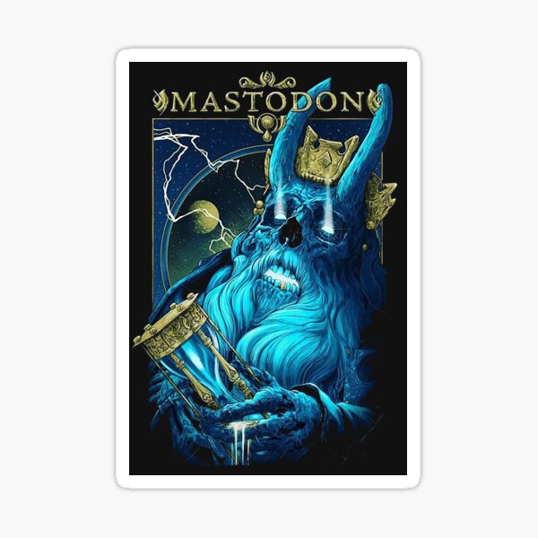 "MASTODON THE BEST" Sticker by ncosterdm | Redbubble