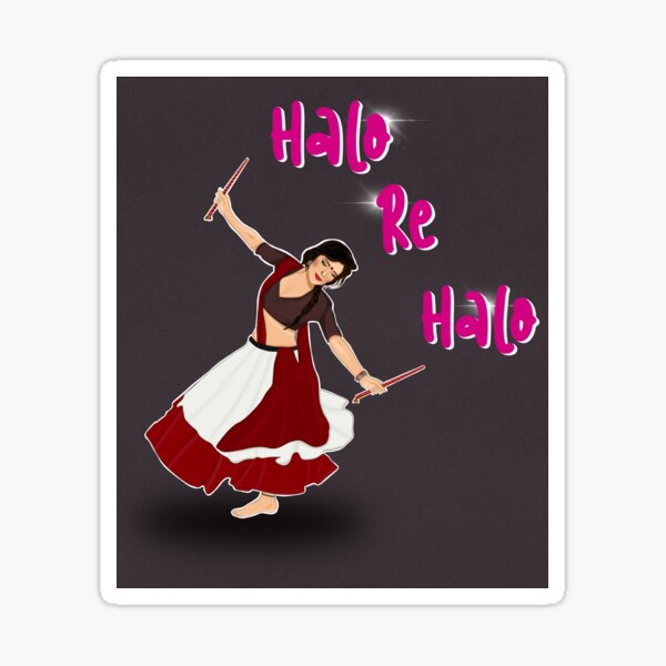 "Halo Re Halo!" Sticker by Kaam-Chor | Redbubble