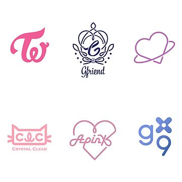 "KPOP Girl Group Sticker Set" Sticker for Sale by Brightcove | Redbubble