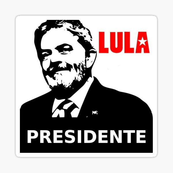 "Lula Presidente, Lula 2022" Sticker for Sale by familyweb | Redbubble