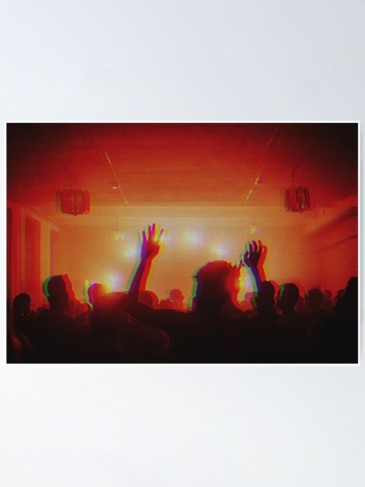 "Euphoria Glitch Rave Neon Vaporwave" Poster by BioDigital-Jazz | Redbubble