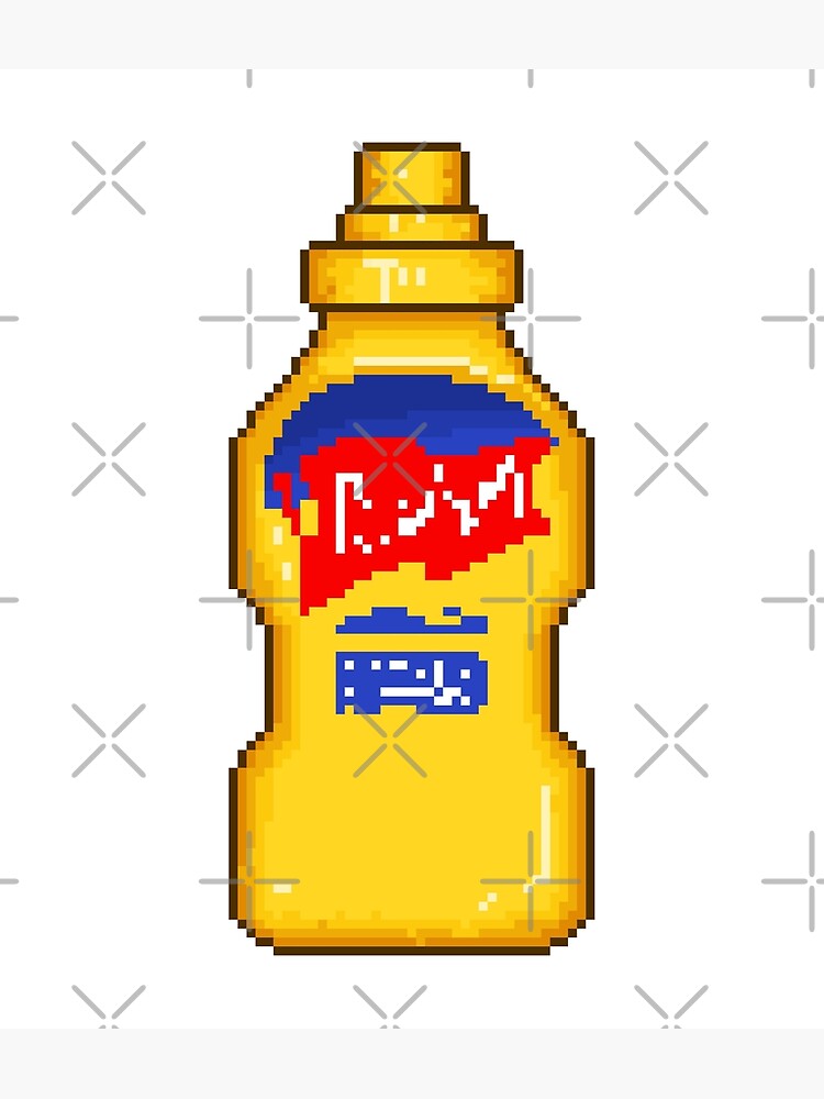 "Mustard bottle pixel art Canadian mustard" Poster for Sale by ...