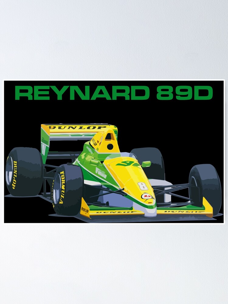 "Reynard 89D F1 Racer" Poster for Sale by FromThe8Tees | Redbubble