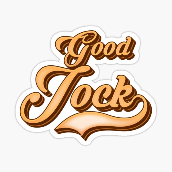 "Good Jock Team" Sticker by RoyalBearTees | Redbubble