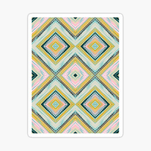 "Ethnic Geometries Pattern" Sticker by TheHotIgloo | Redbubble