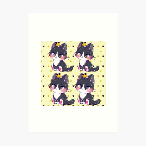 "Aphmau cat" Art Print for Sale by Kids-zin | Redbubble