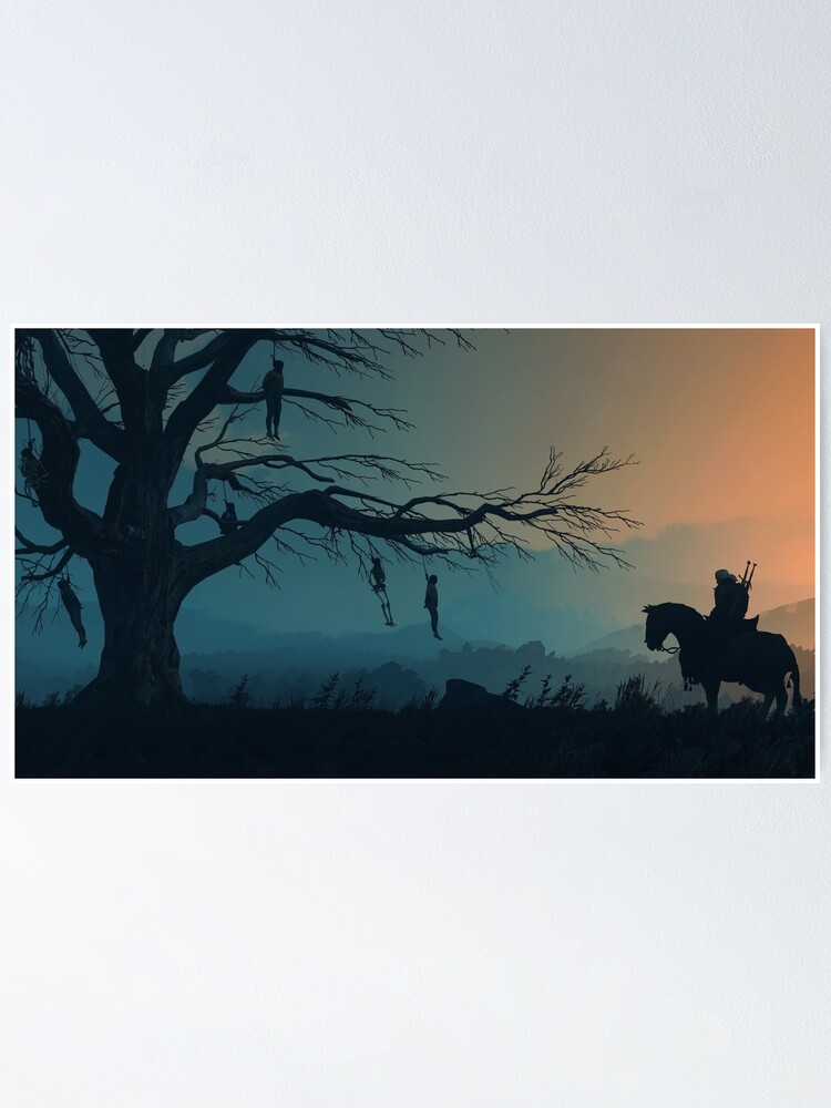 "The Witcher, hanged man tree" Poster for Sale by Aymenlink | Redbubble