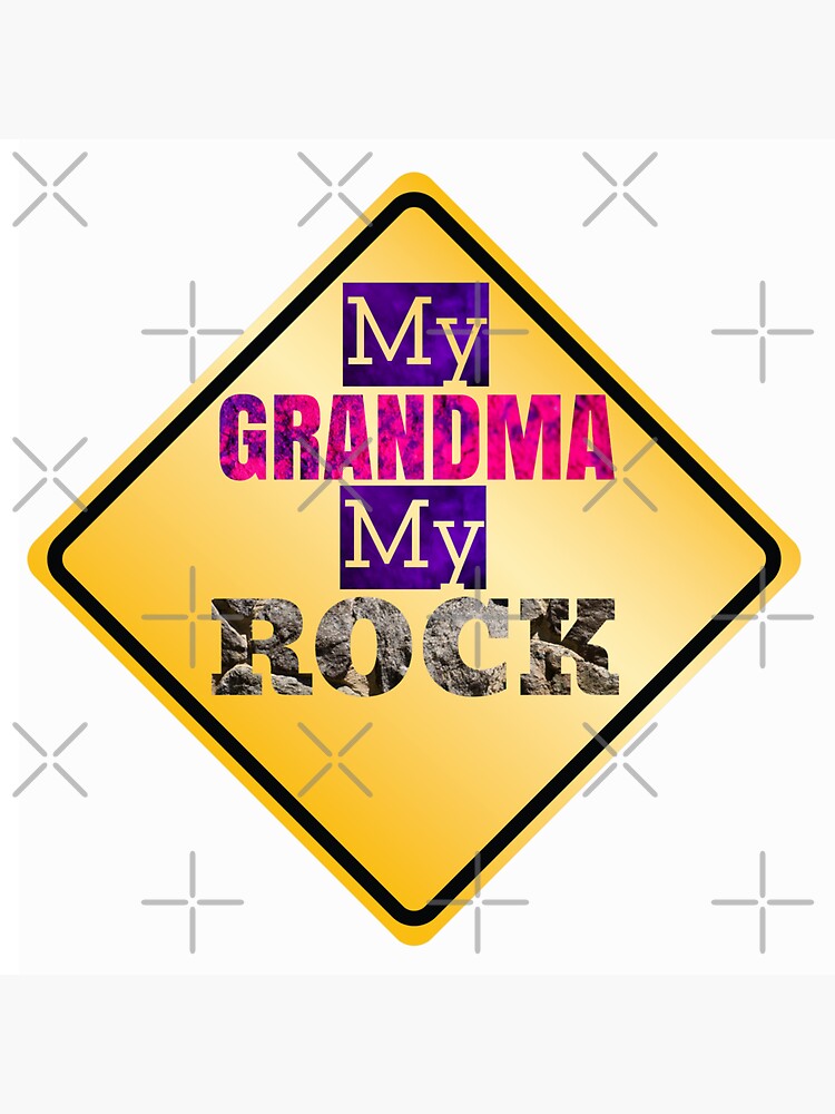 "My Grandma My Rock - Inspirational quote to celebrate the grandmoms ...