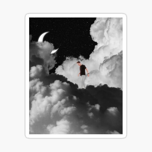 "CLOUD WALK" Sticker by Unbeknownx | Redbubble