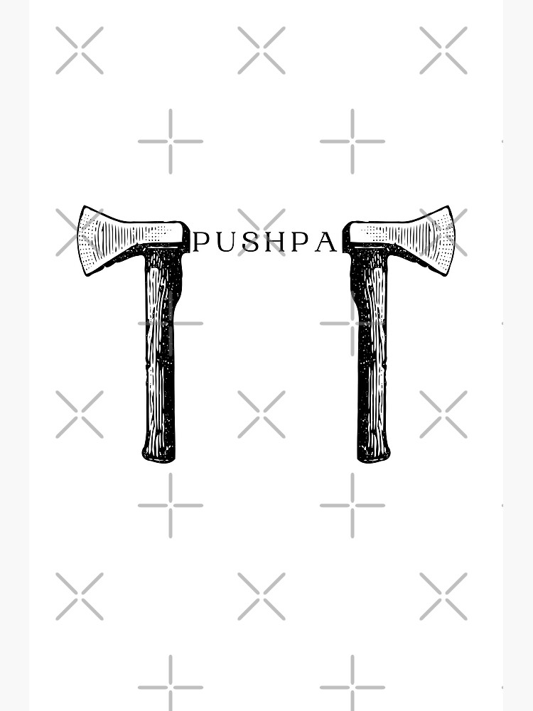 "pushpa" Poster for Sale by Nadjidib | Redbubble