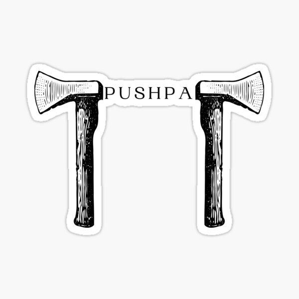 "pushpa" Sticker for Sale by Nadjidib | Redbubble