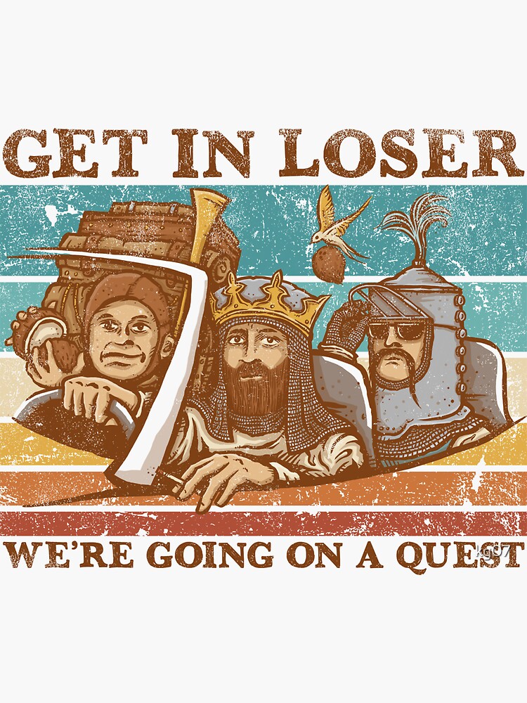 "We're Going on a Quest" Sticker for Sale by kg07 | Redbubble