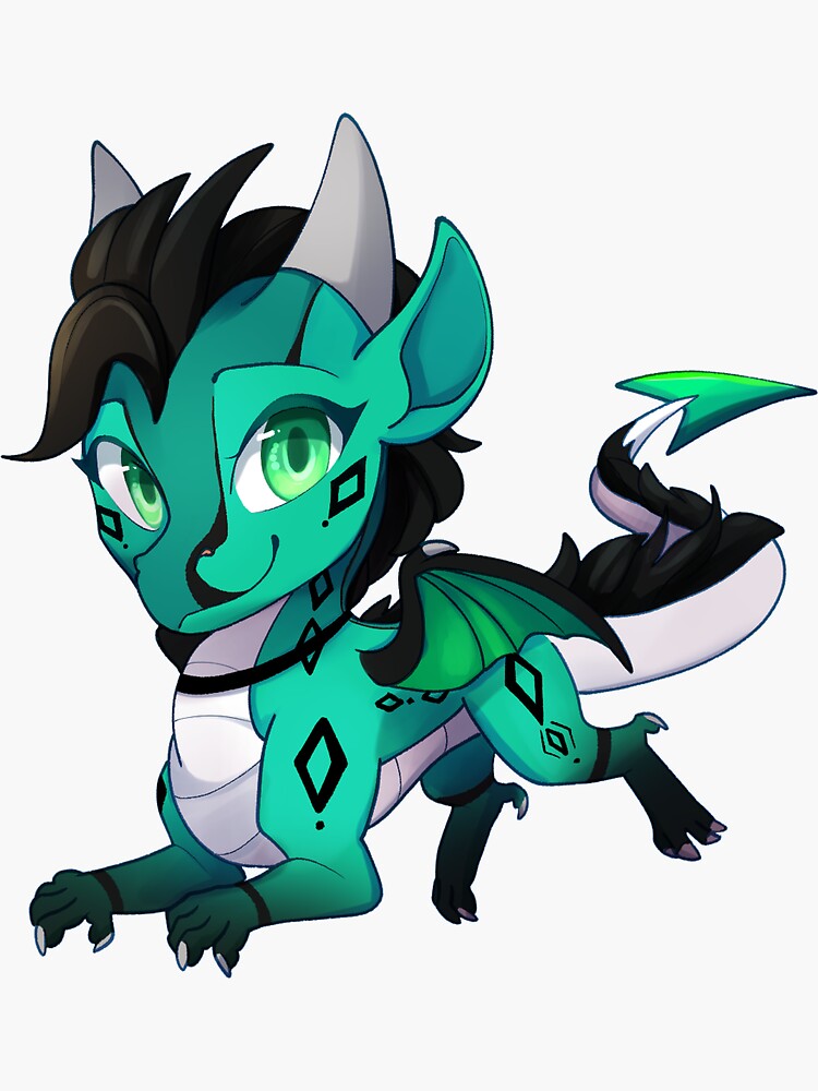 "Ari Chibi Dragon" Sticker by Artgirl35 | Redbubble