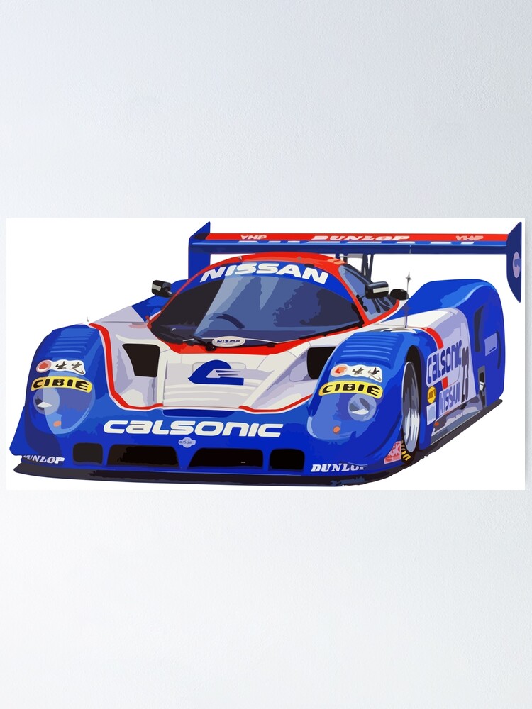 "Calsonic Nissan R89C Group C Prototype Racer " Poster for Sale by ...