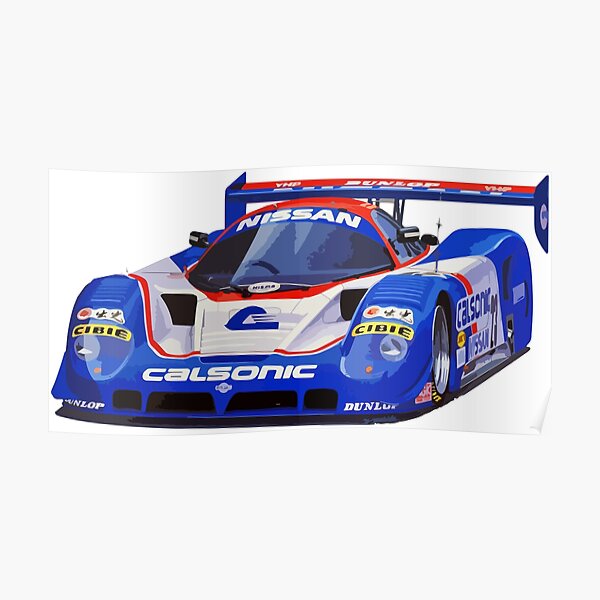 "Calsonic Nissan R89C Group C Prototype Racer " Poster for Sale by ...