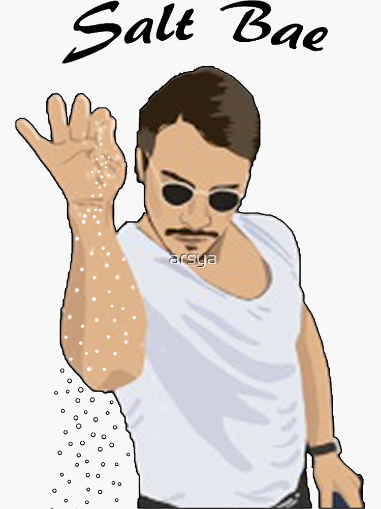 "salt bae" Sticker by arsya | Redbubble