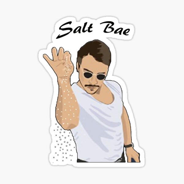"salt bae" Sticker by arsya | Redbubble