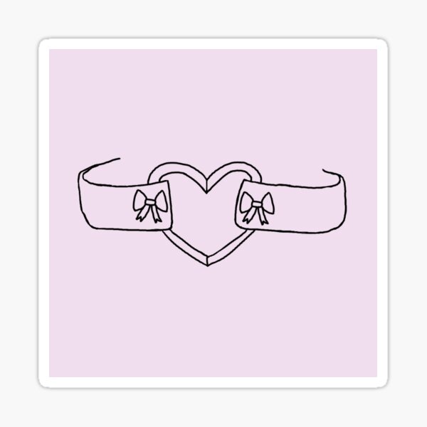 "Collared." Sticker by spiderssouls | Redbubble