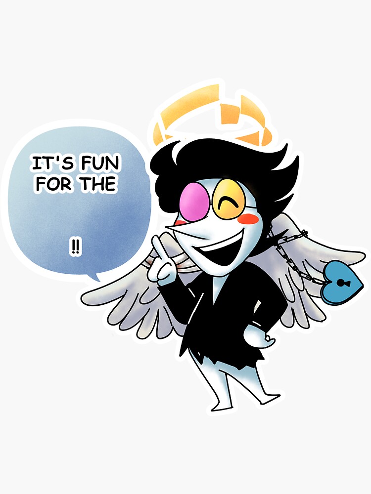 "Angel Spamton" Sticker by CitrusSparkz | Redbubble