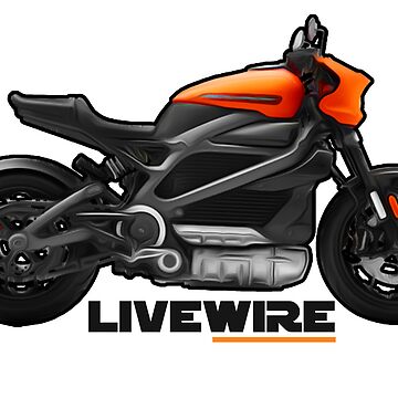 "Livewire Motorcycle Stickers" Sticker for Sale by Xeno-Studio | Redbubble