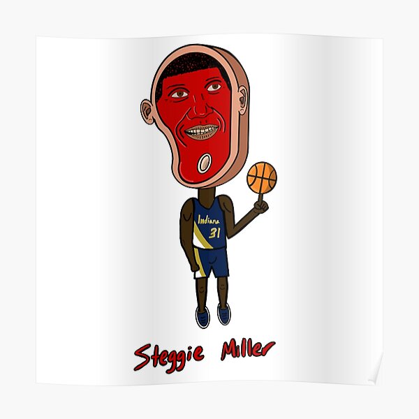 "Steggie Miller (Labeled)" Poster for Sale by FamousFoodz | Redbubble