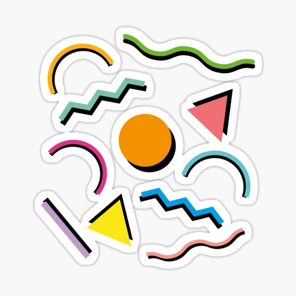 Sticker: 80s | Redbubble