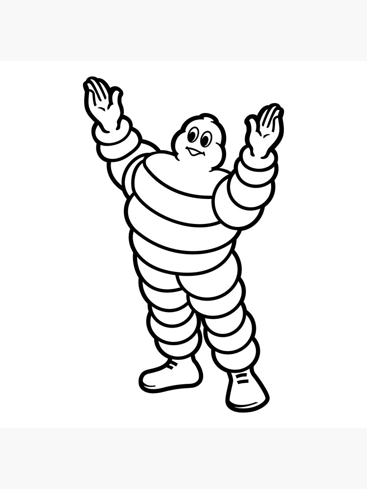 "Michelin Man logo" Photographic Print by RedDropsDesign | Redbubble