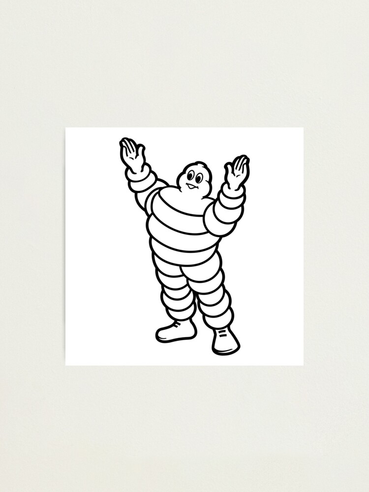 "Michelin Man logo" Photographic Print by RedDropsDesign | Redbubble