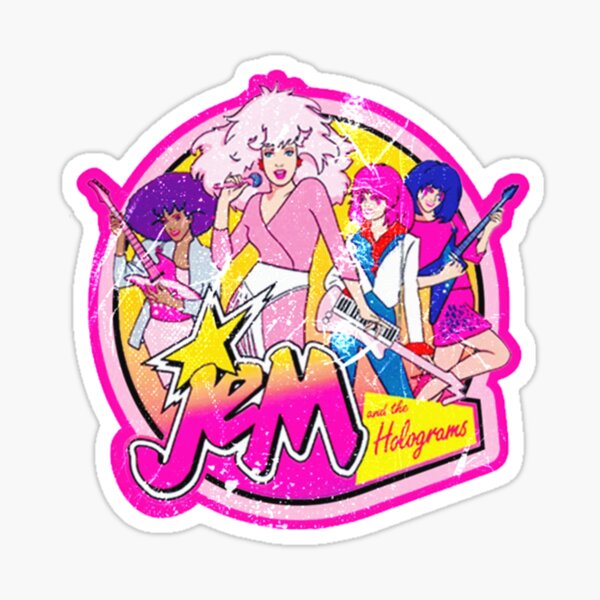 "Jem And The Holograms jem and the holograms " Sticker for Sale by ...