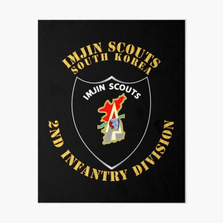 "Army - Imjin Scouts - 2nd ID - V1" Art Board Print by twix123844 ...