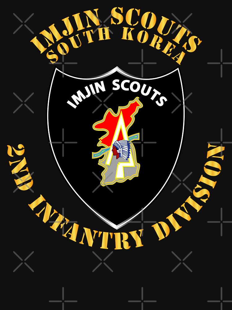 "Army - Imjin Scouts - 2nd ID - V1" T-shirt for Sale by twix123844 ...