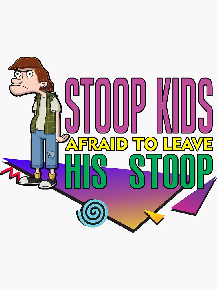 "Stoop Kid 2" Sticker by Double-Ghost | Redbubble