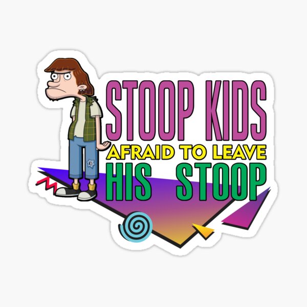"Stoop Kid 2" Sticker by Double-Ghost | Redbubble