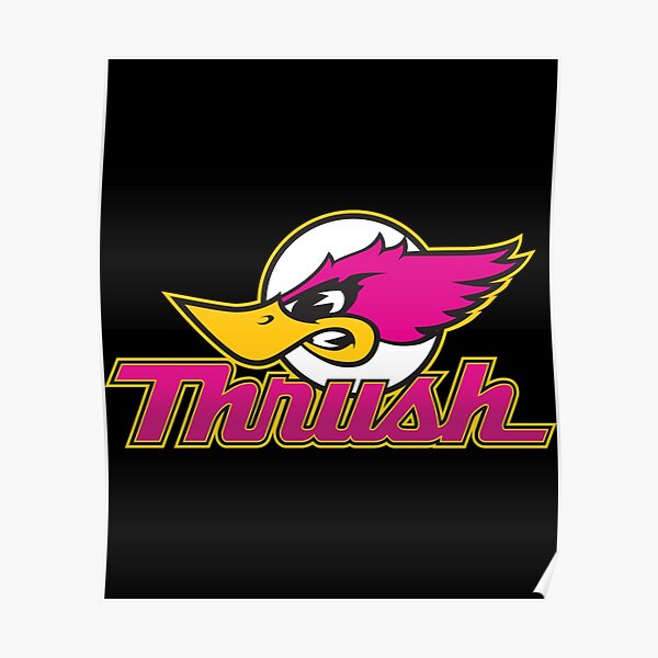 "Thrush Exhaust Logo Sticker" Poster for Sale by mollyphonaha1 | Redbubble