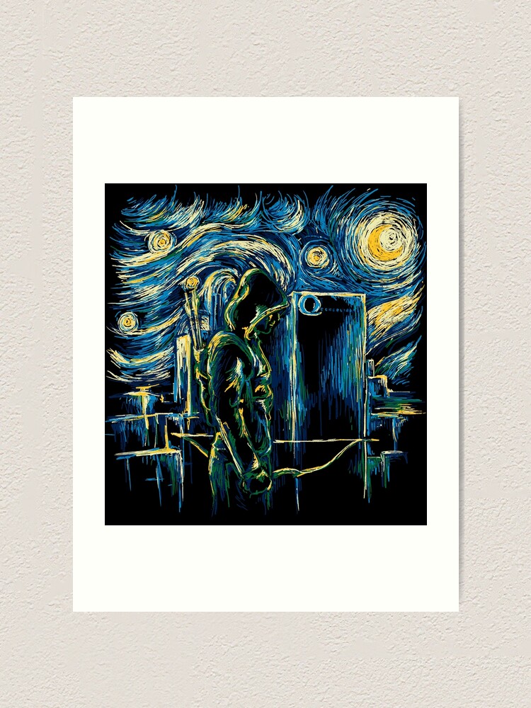 "Starling Night (Arrow & Van Gogh)" Art Print for Sale by girardin27 ...