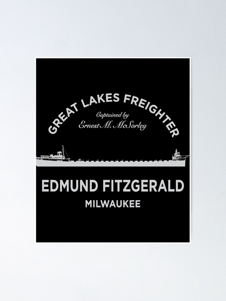 "Edmund Fitzgerald Crew" Poster for Sale by UnaTende | Redbubble