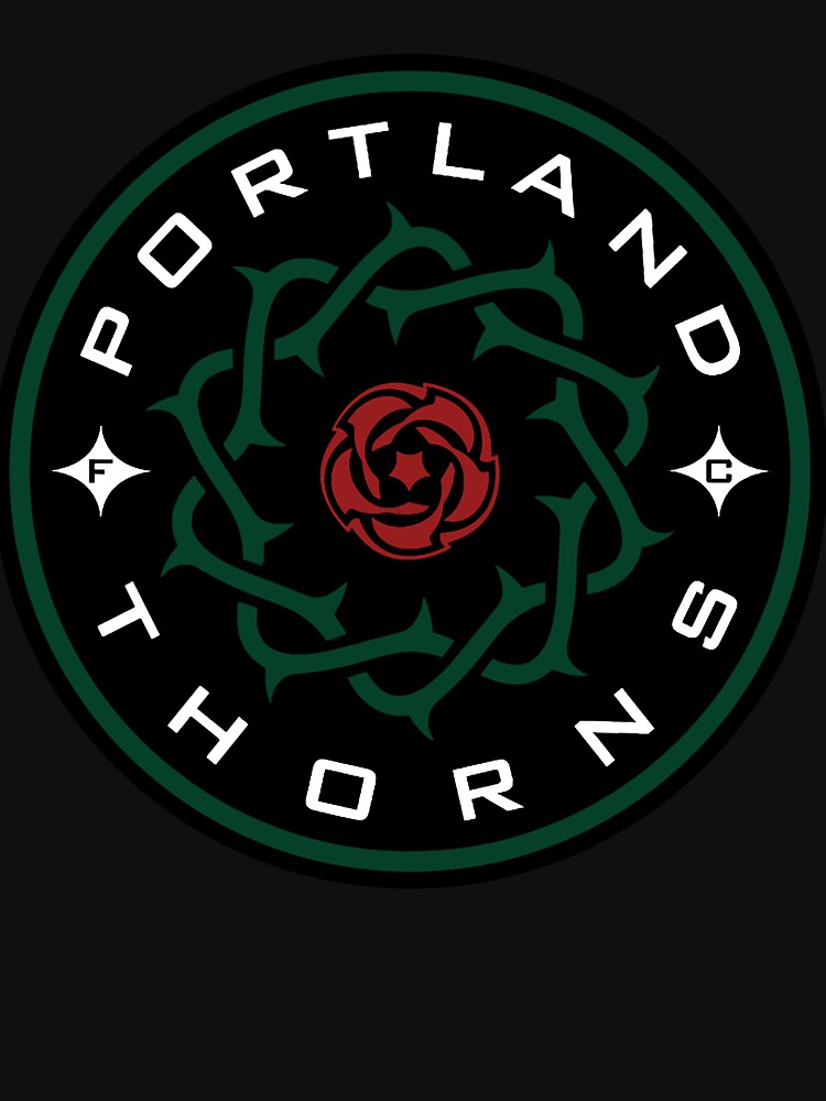 "Portland logo Thorns FC logo Portland Classic" Essential T-Shirt for ...