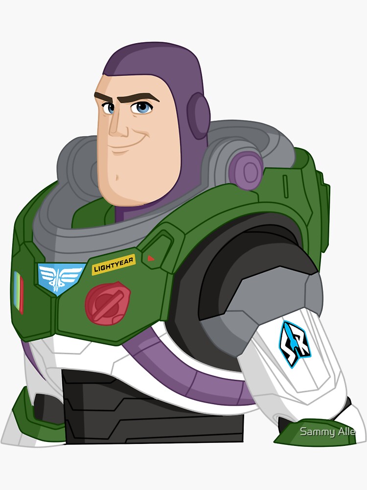 "LIGHTYEAR: Buzz Sticker" Sticker for Sale by -SammyG- | Redbubble