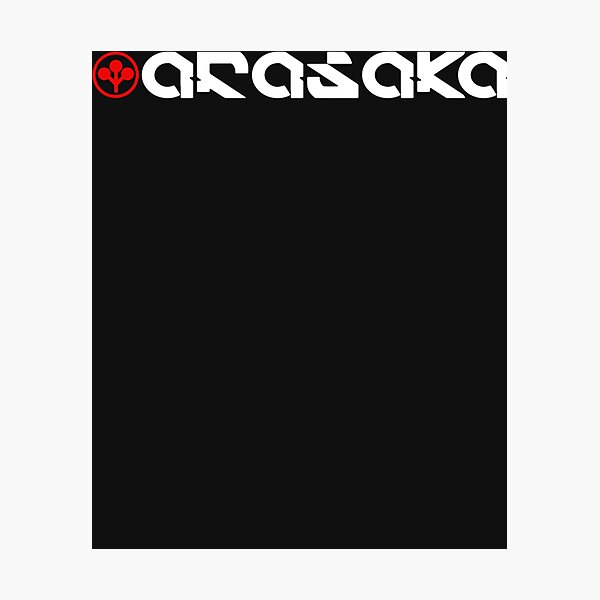 Lámina fotográfica «Logotipo de Arasaka con texto, logotipo de la ...