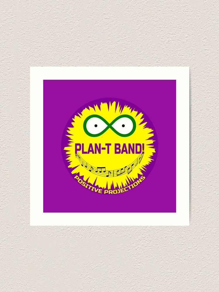 Updated 3 Color Logo Art Print For Sale By Plan T Band Redbubble