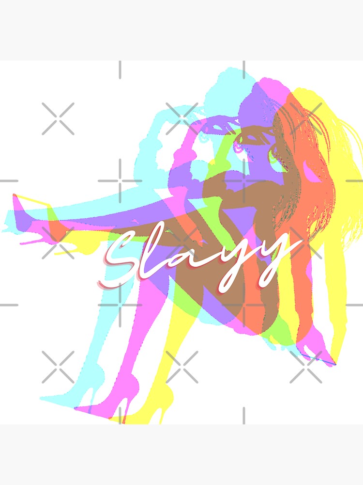 "Slayy" Sticker by MayakiDesign | Redbubble