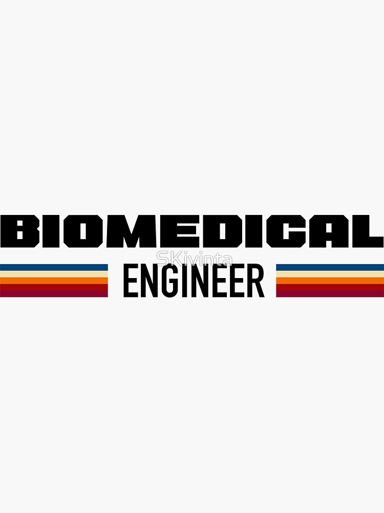 "Biomedical Engineering Vintage" Sticker by SKivinta | Redbubble