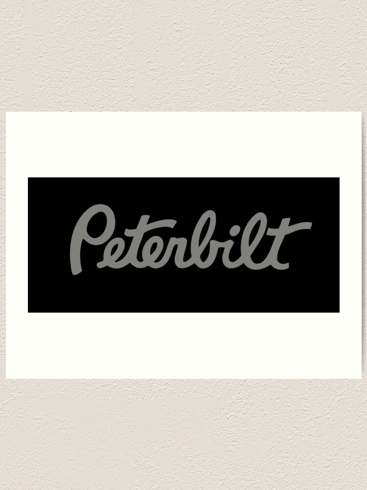 "TRUCK-PETERBILT LOGO" Art Print for Sale by KristiSim55 | Redbubble